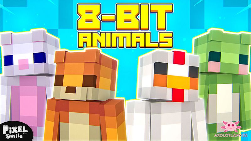 8BIT Animals by Pixel Smile Studios (Minecraft Skin Pack) - Minecraft ...