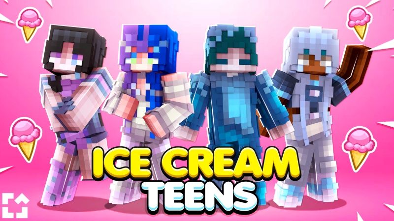 Ice Cream Teens by Fall Studios (Minecraft Skin Pack) - Minecraft ...