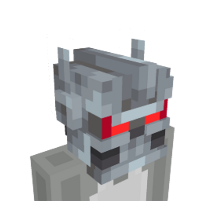 Cyborg Head by InPvP - Minecraft Marketplace (via bedrockexplorer.com)