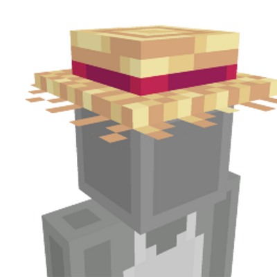 Straw Hat by Honeyfrost - Minecraft Marketplace (via bedrockexplorer.com)