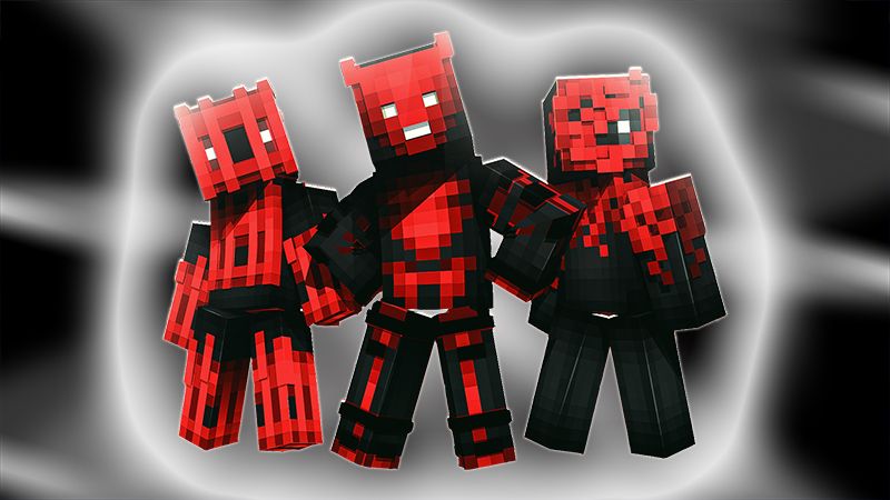 Red Masks by The Lucky Petals (Minecraft Skin Pack) - Minecraft ...