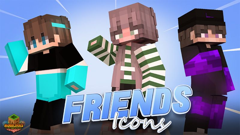 Friends Icons by MobBlocks (Minecraft Skin Pack) - Minecraft ...