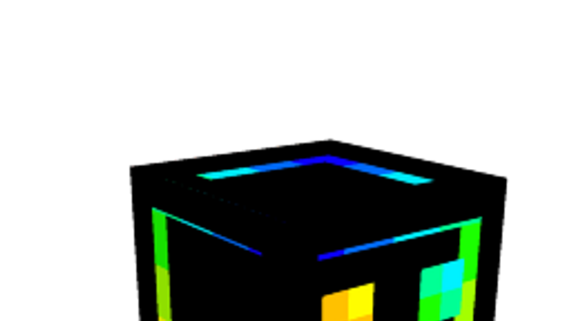 RGB Creeper by Endorah - Minecraft Marketplace (via bedrockexplorer.com)