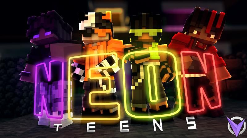 Neon Teens by Team Visionary (Minecraft Skin Pack) - Minecraft ...