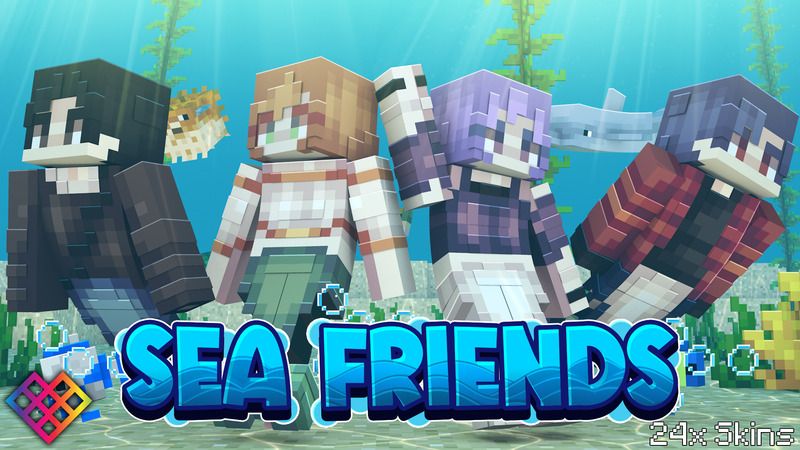 Sea Friends by Rainbow Theory (Minecraft Skin Pack) - Minecraft ...