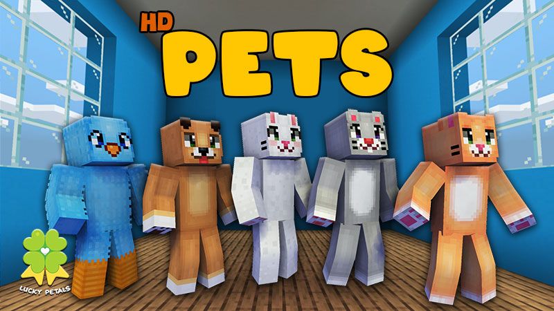 HD Pets by The Lucky Petals (Minecraft Skin Pack) - Minecraft Bedrock ...