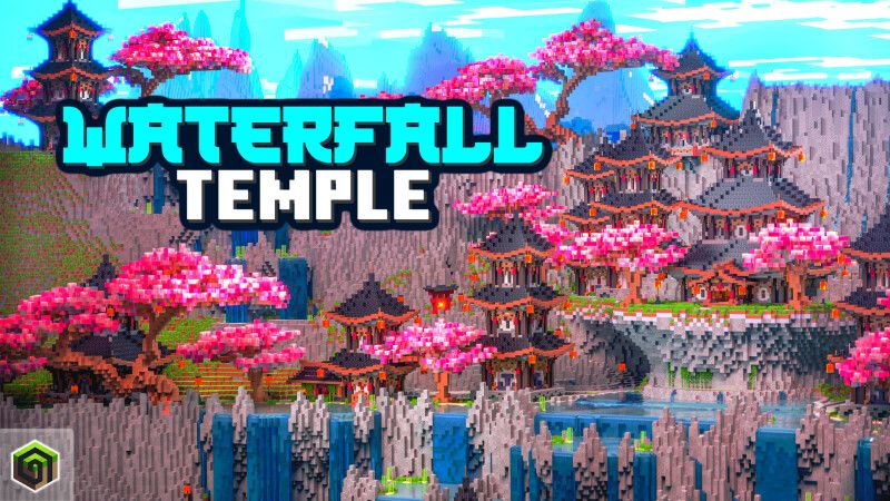 Waterfall Temple by CrackedCubes (Minecraft Marketplace Map ...
