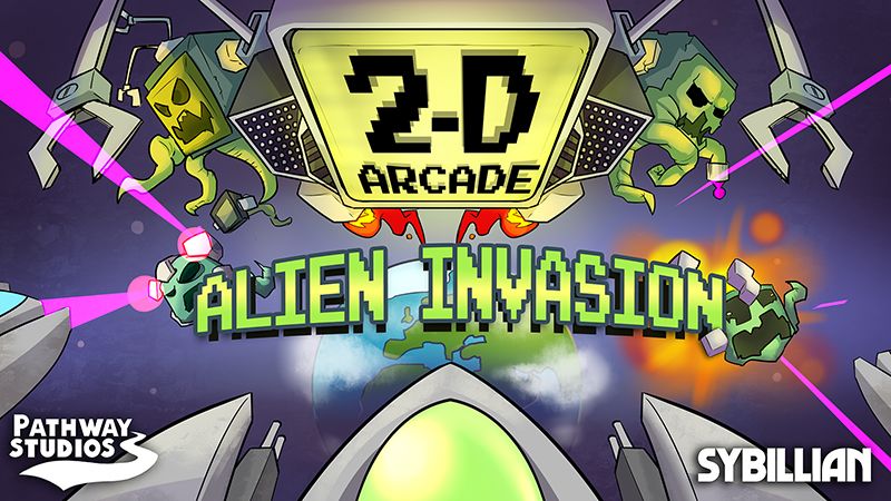 2D Arcade Alien Invasion by Pathway Studios (Minecraft Marketplace Map ...