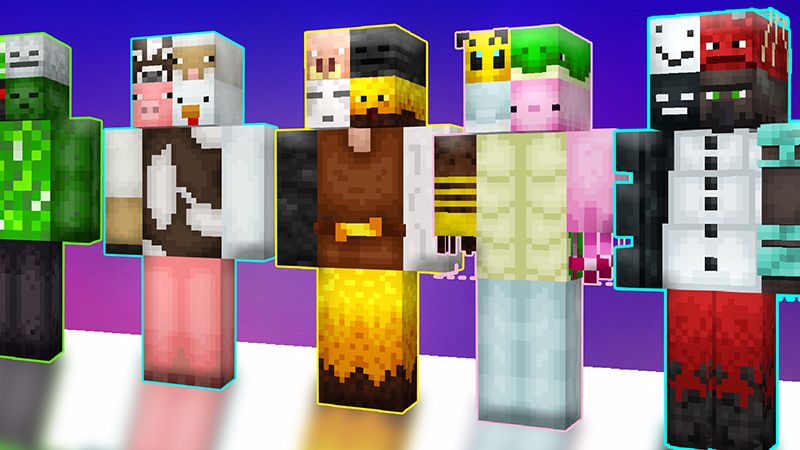 Mob Mix HD by The Lucky Petals (Minecraft Skin Pack) - Minecraft ...