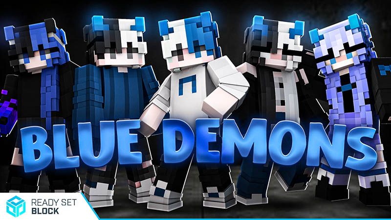 Blue Demons by Ready, Set, Block! (Minecraft Skin Pack) - Minecraft ...