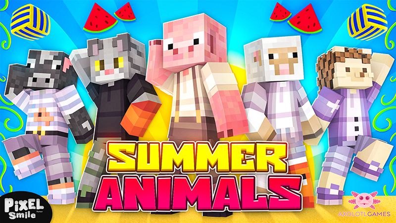 Summer Animals by Pixel Smile Studios (Minecraft Skin Pack) - Minecraft ...