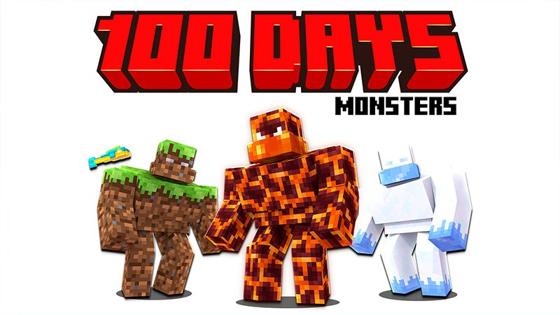 100 Days MONSTERS by Pickaxe Studios (Minecraft Marketplace Map) - Minecraft Marketplace (via ...