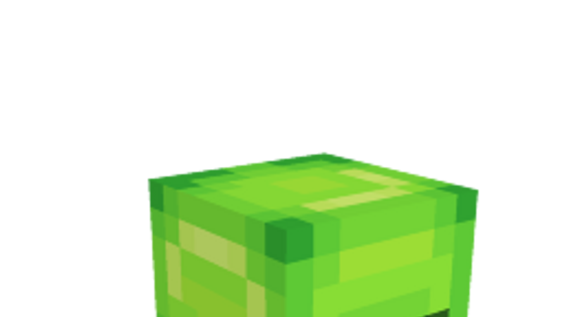 Slime Head by Mob Pie - Minecraft Marketplace (via bedrockexplorer.com)