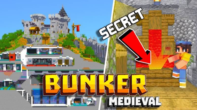 Secret Bunker Medieval by Pixel Smile Studios (Minecraft Marketplace ...