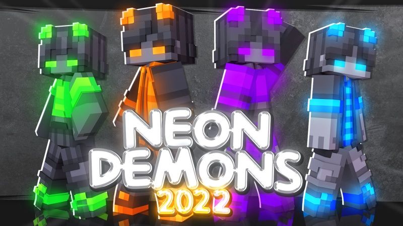 Neon Demons 2022 by Fall Studios (Minecraft Skin Pack) - Minecraft ...