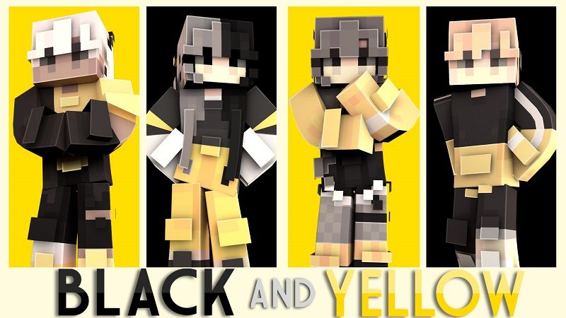 Black and Yellow by 4KS Studios (Minecraft Skin Pack) - Minecraft ...