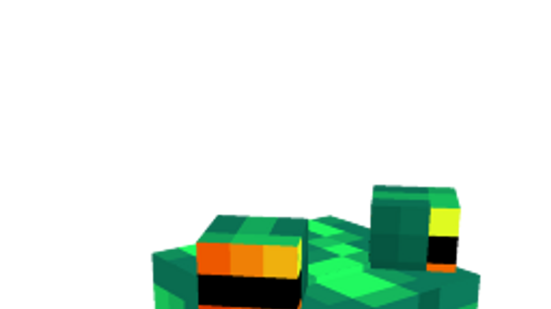 Frog Head by FTB - Minecraft Marketplace (via bedrockexplorer.com)