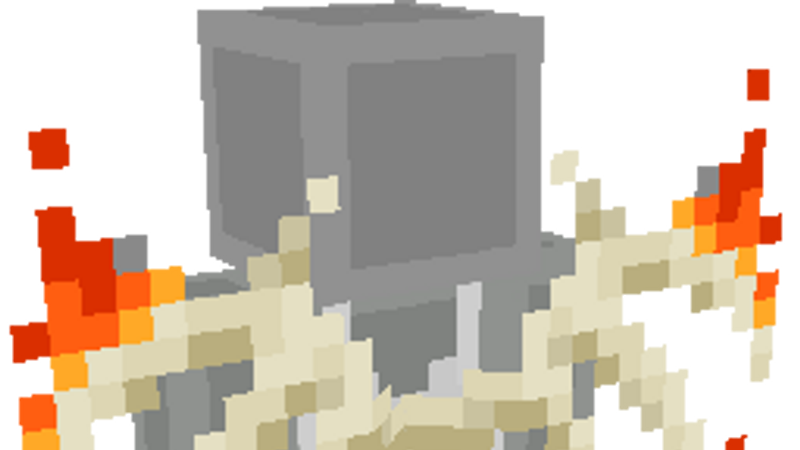 Skeleton Wings on Fire by The Craft Stars - Minecraft Marketplace (via ...