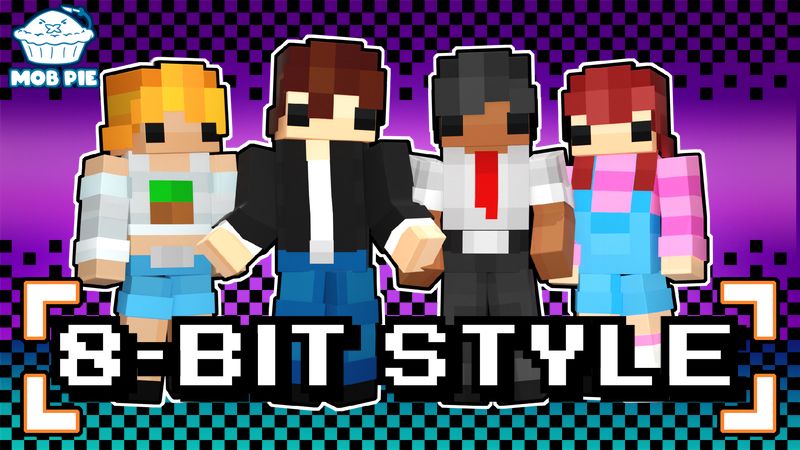 8Bit Style by Mob Pie (Minecraft Skin Pack) - Minecraft Marketplace ...