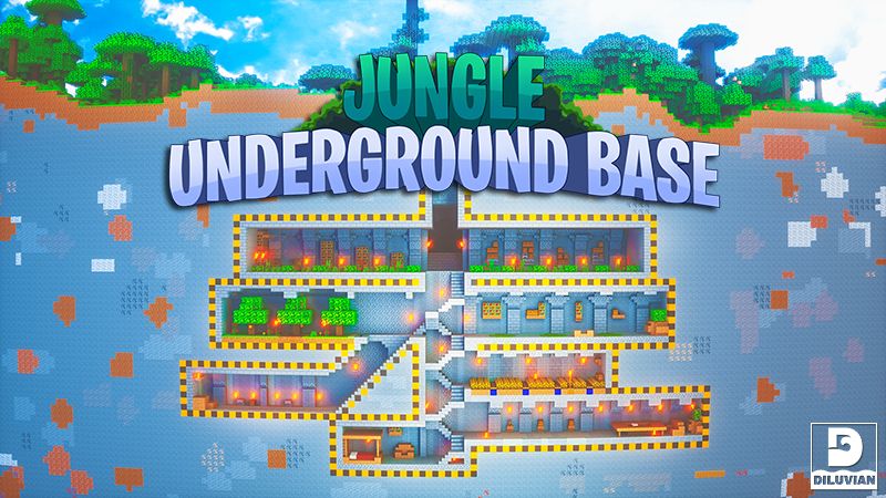 Jungle Underground Base by Gearblocks (Minecraft Marketplace Map) - Minecraft Marketplace (via ...