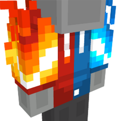 Red Blue Fire Jacket by Levelatics - Minecraft Marketplace (via ...