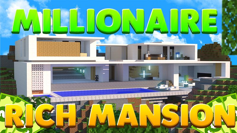Millionaire Rich Mansion by 4KS Studios (Minecraft Marketplace Map ...