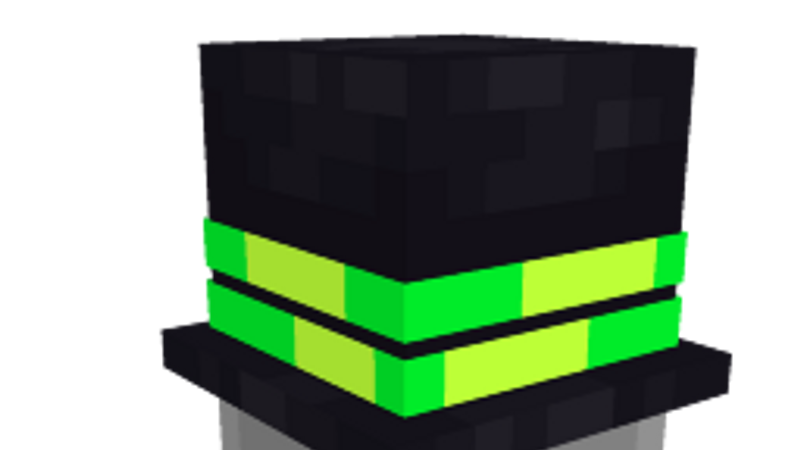 Neon Top Hat by 57Digital - Minecraft Marketplace (via bedrockexplorer.com)