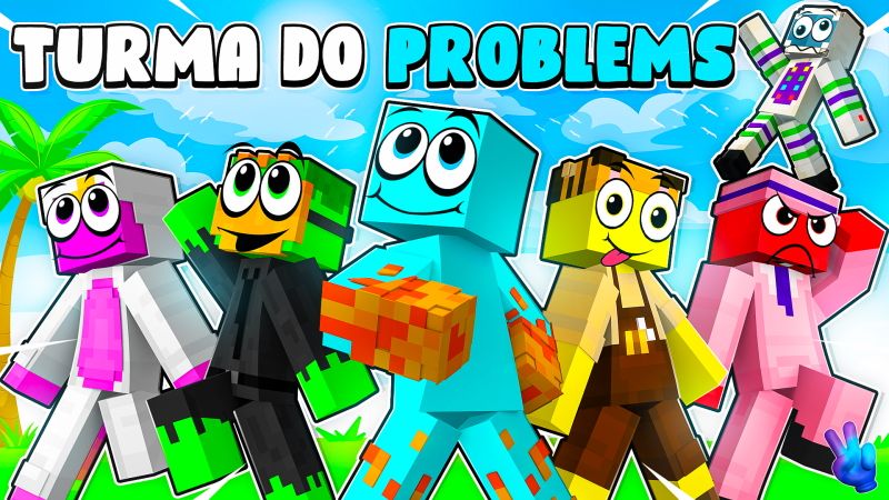 Turma Do Problems by Gamefam (Minecraft Skin Pack) - Minecraft Bedrock ...