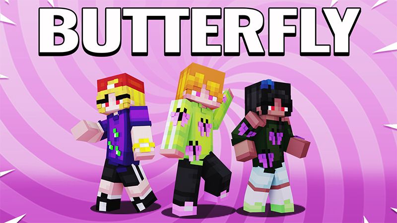 BUTTERFLY by Pickaxe Studios (Minecraft Skin Pack) - Minecraft Bedrock ...
