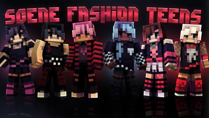 Scene Fashion Teens by FTB (Minecraft Skin Pack) - Minecraft Bedrock ...