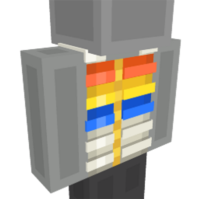 Rainbow Puffer Vest by TNTgames - Minecraft Marketplace (via ...