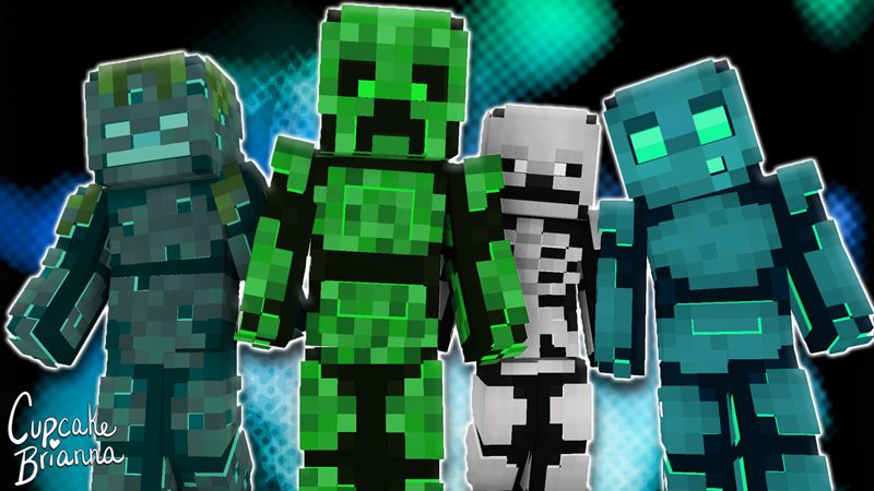 Cyber Mobs Skin Pack by CupcakeBrianna (Minecraft Skin Pack ...