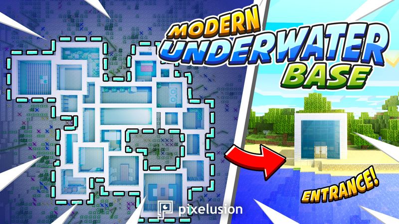Modern Underwater Base by Pixelusion (Minecraft Marketplace Map ...