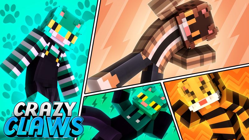 Crazy Claws by Giggle Block Studios (Minecraft Skin Pack) - Minecraft ...