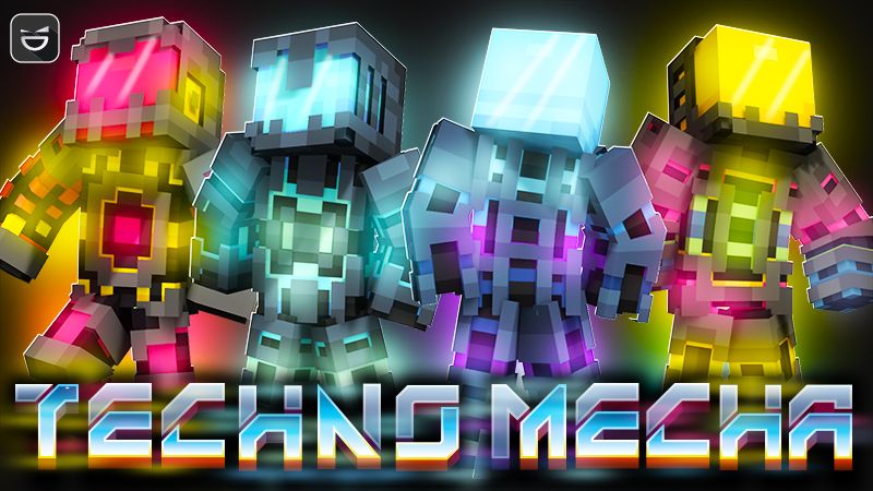 Techno Mecha by Giggle Block Studios (Minecraft Skin Pack) - Minecraft ...