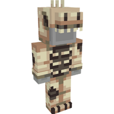Skeleton Dino Costume by Honeyfrost - Minecraft Marketplace (via ...