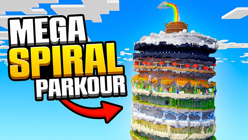 Mega Spiral Parkour by Razzleberries (Minecraft Marketplace Map) - Minecraft Bedrock Marketplace ...