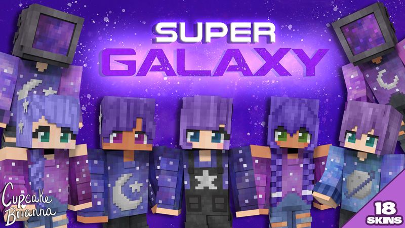 Super Galaxy HD Skin Pack by CupcakeBrianna (Minecraft Skin Pack ...