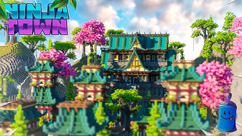 Ninja Town by 4KS Studios (Minecraft Marketplace Map) - Minecraft ...