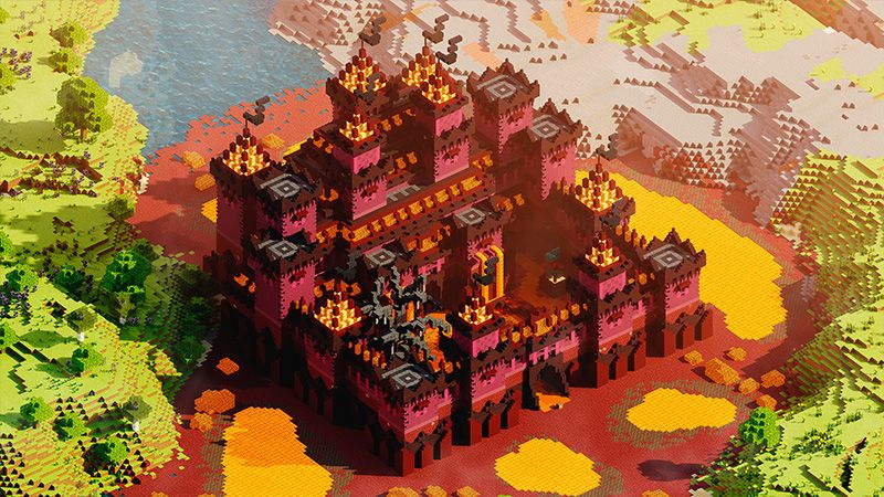 Fire Castle by Odyssey Builds (Minecraft Marketplace Map) - Minecraft ...