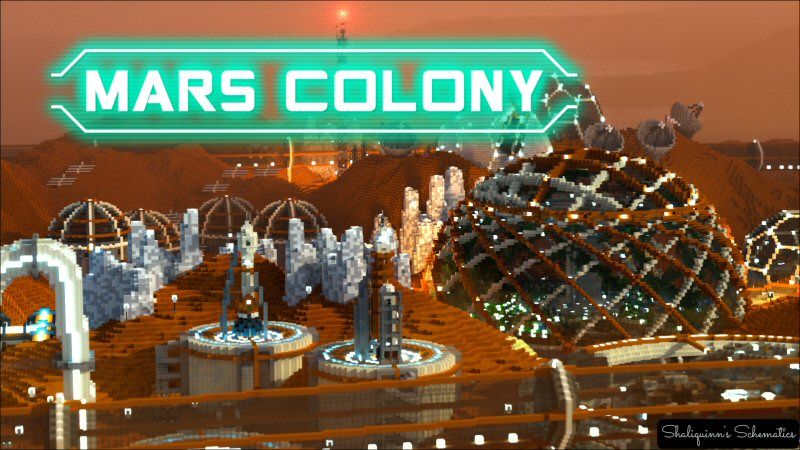 Mars Colony by Shaliquinn's Schematics (Minecraft Marketplace Map ...