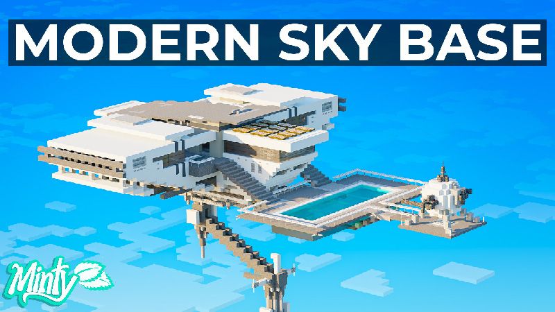 Modern Sky Base by Minty (Minecraft Marketplace Map) - Minecraft ...