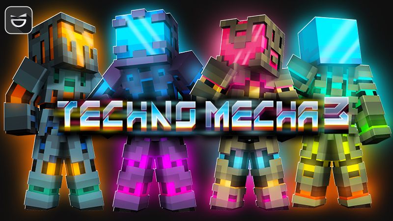 Techno Mecha 3 by Giggle Block Studios (Minecraft Skin Pack ...