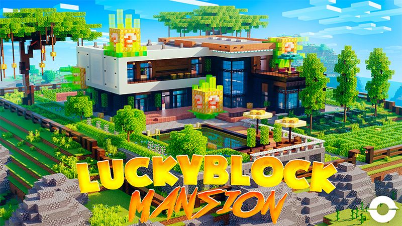 Lucky Block Mansion by Odyssey Builds (Minecraft Marketplace Map ...
