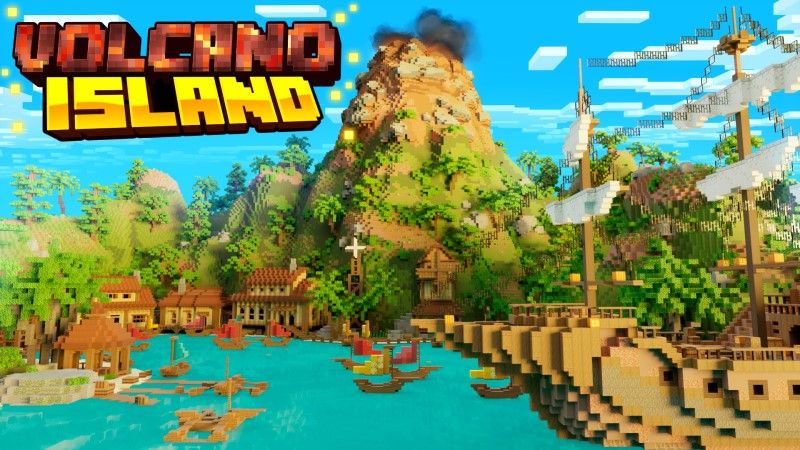 Volcano Island by Nitric Concepts (Minecraft Marketplace Map ...
