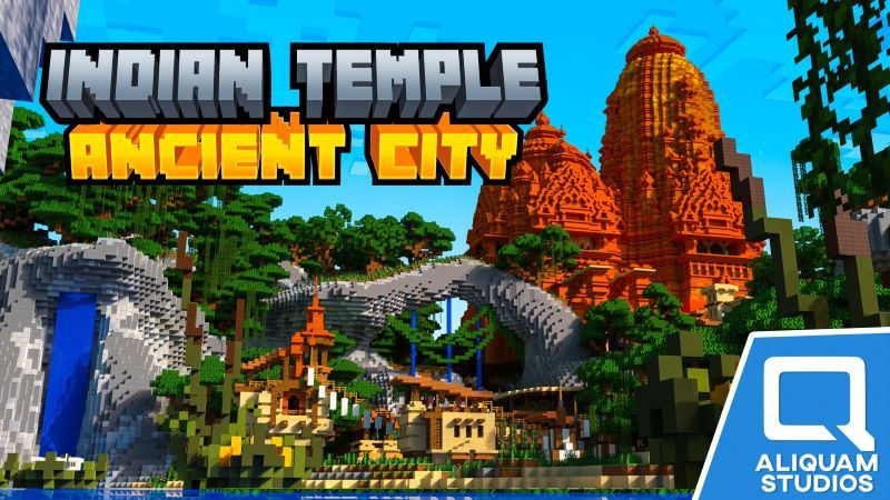 Indian Temple Ancient City by Aliquam Studios (Minecraft Marketplace ...