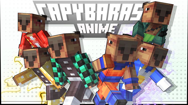 Capybaras Anime by Cubeverse (Minecraft Skin Pack) - Minecraft Bedrock ...