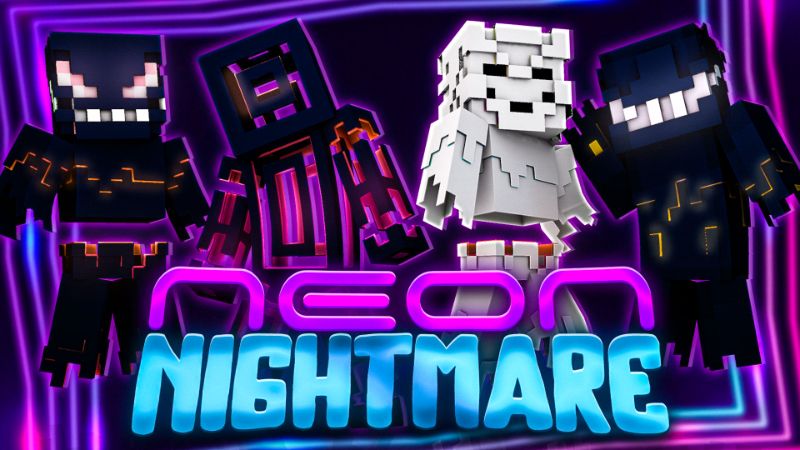 Neon Nightmare by ManaLabs (Minecraft Skin Pack) - Minecraft Bedrock ...