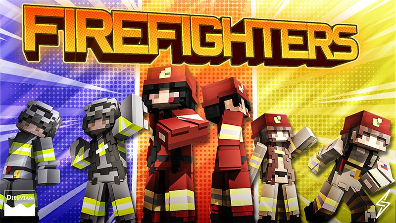 Firefighters by Diluvian (Minecraft Skin Pack) - Minecraft Marketplace ...