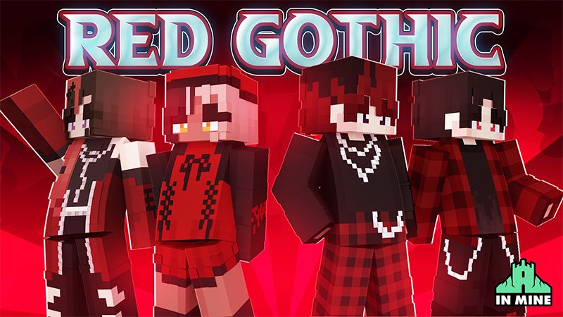 Red Gothic by In Mine (Minecraft Skin Pack) - Minecraft Bedrock ...